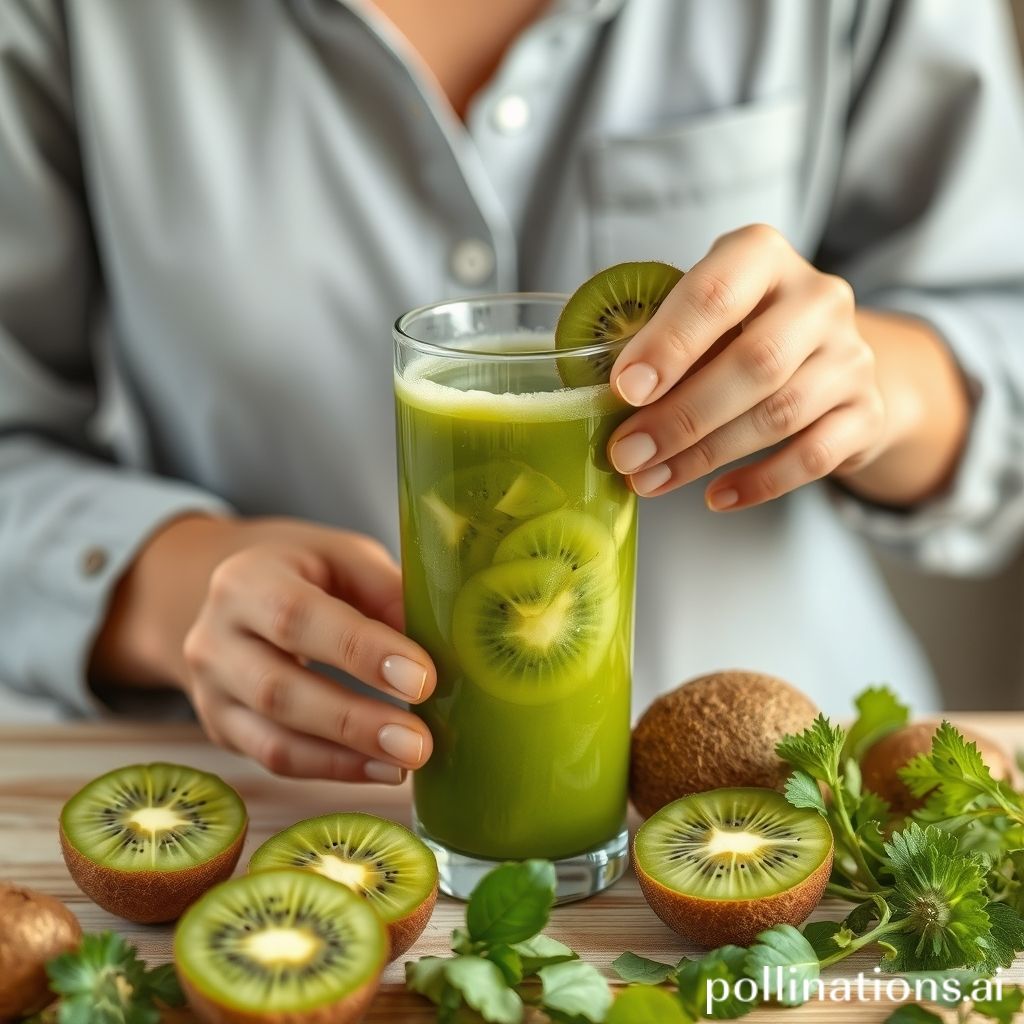 How To Make Kiwi Juice For Hair Growth? - Crazy Juicer